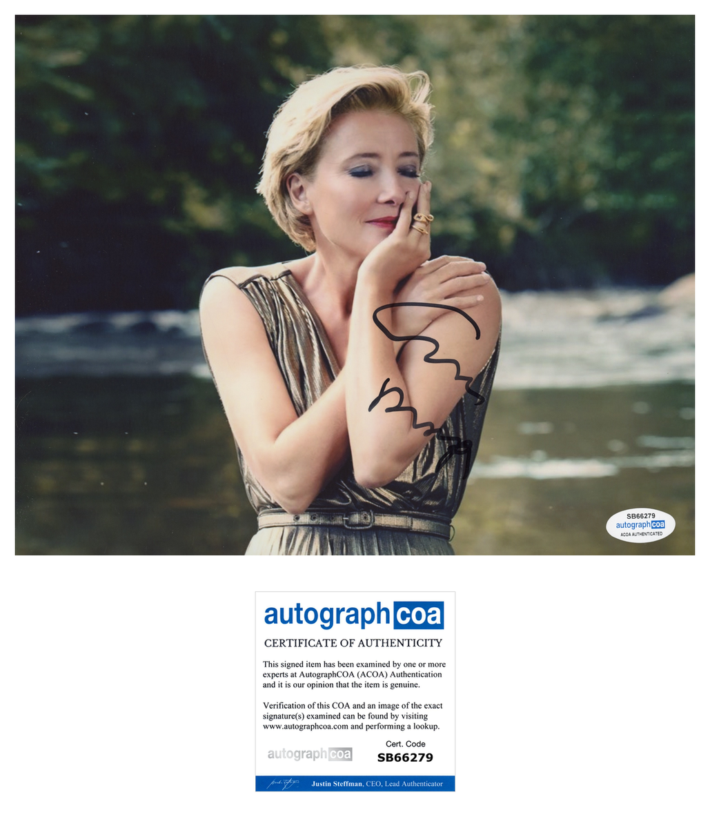 Emma Thompson Sexy Signed Autograph 8x10 Photo ACOA | Outlaw Hobbies ...