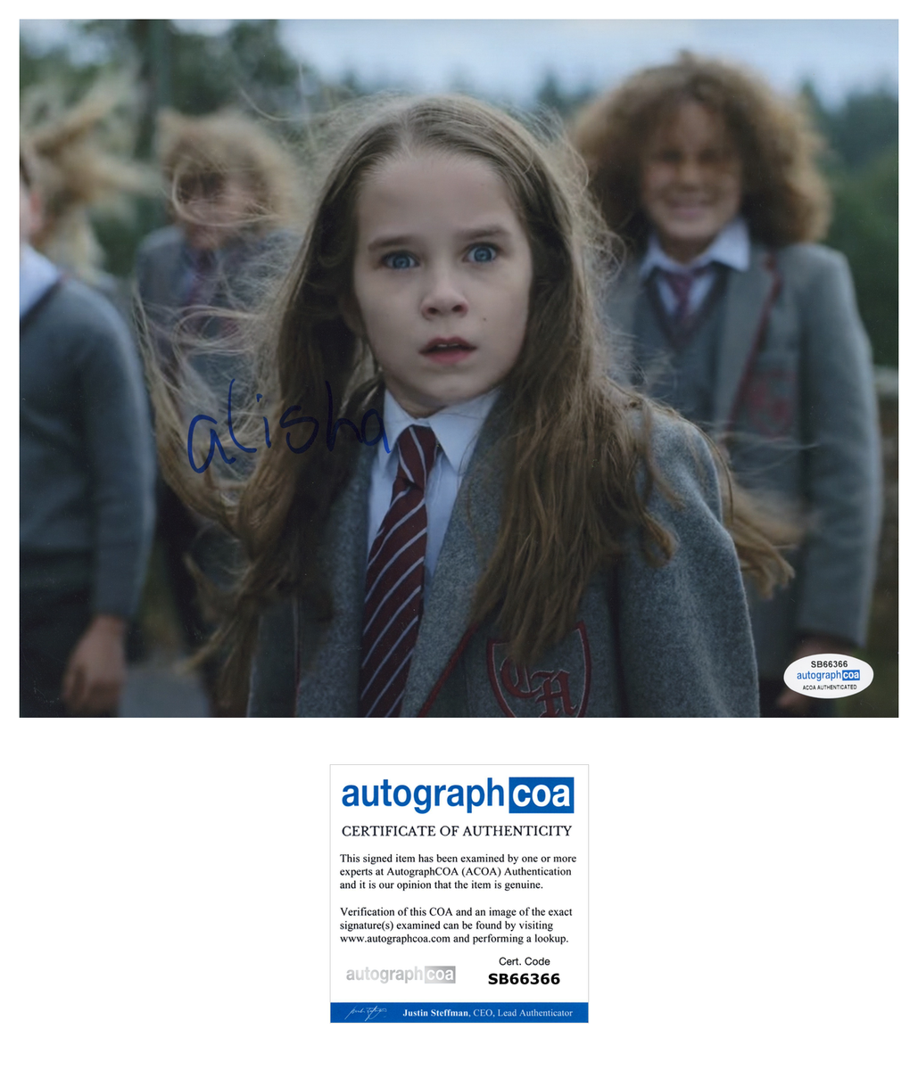 Alisha Weir Matilda Signed Autograph 8x10 Photo ACOA | Outlaw Hobbies ...