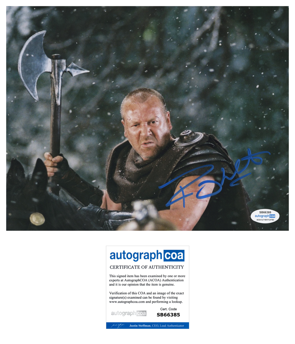 Ray Winstone King Arthur Signed Autograph 8x10 Photo ACOA | Outlaw ...