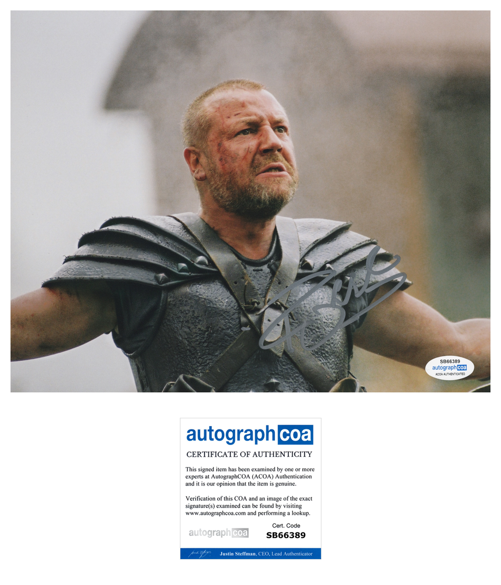 Ray Winstone King Arthur Signed Autograph 8x10 Photo ACOA | Outlaw ...