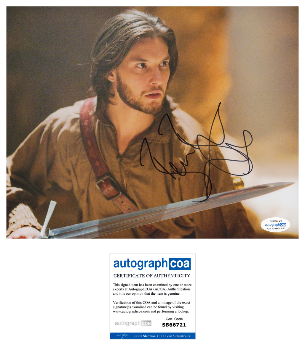 Ben Barnes Prince Caspian Signed Autograph 8x10 Photo ACOA | Outlaw ...