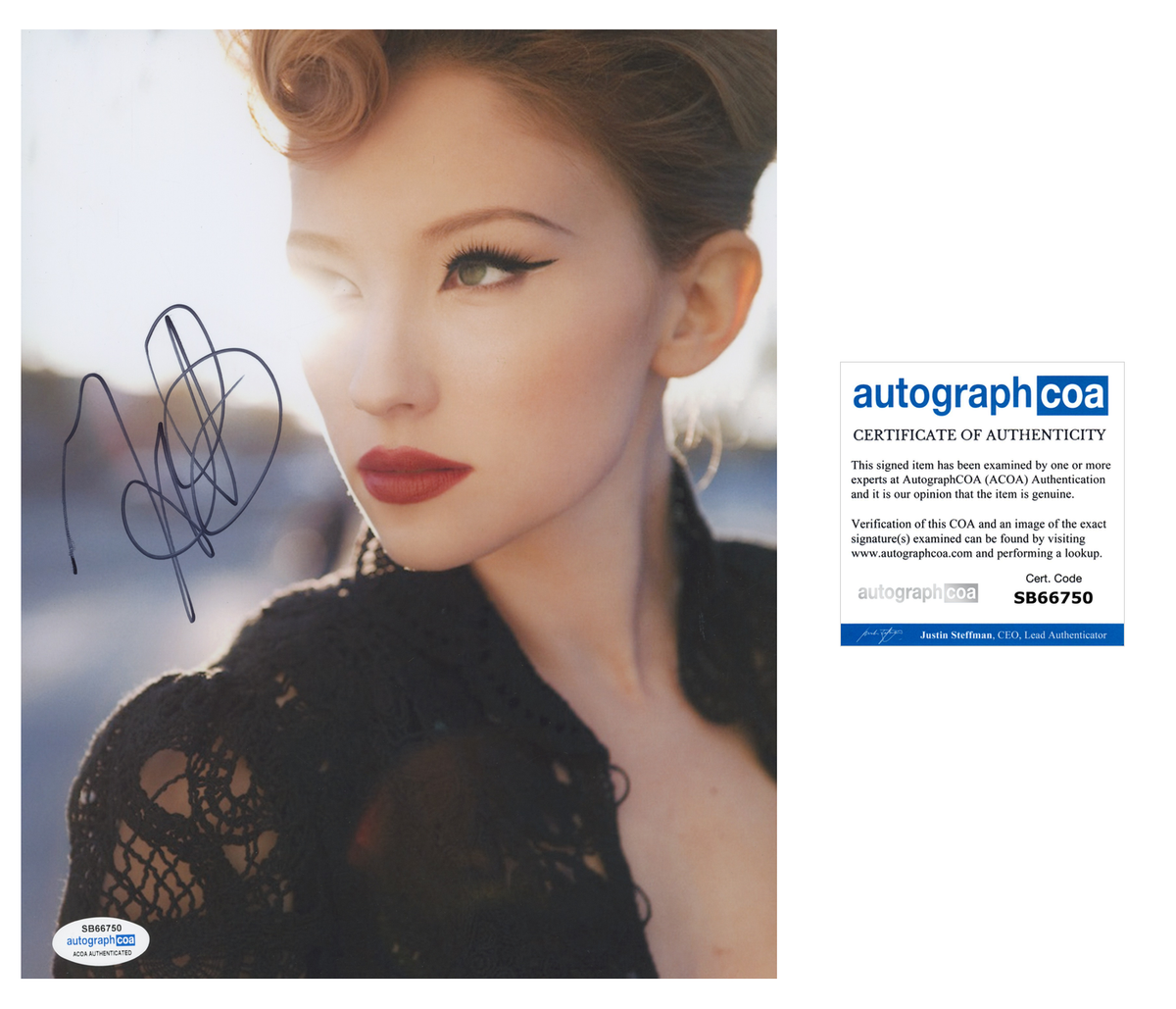 Haley Bennett Sexy Signed Autograph 8x10 Photo ACOA | Outlaw Hobbies ...
