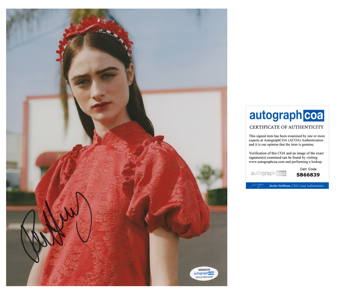 Raffey Cassidy Sexy Signed Autograph 8x10 Photo ACOA | Outlaw Hobbies ...
