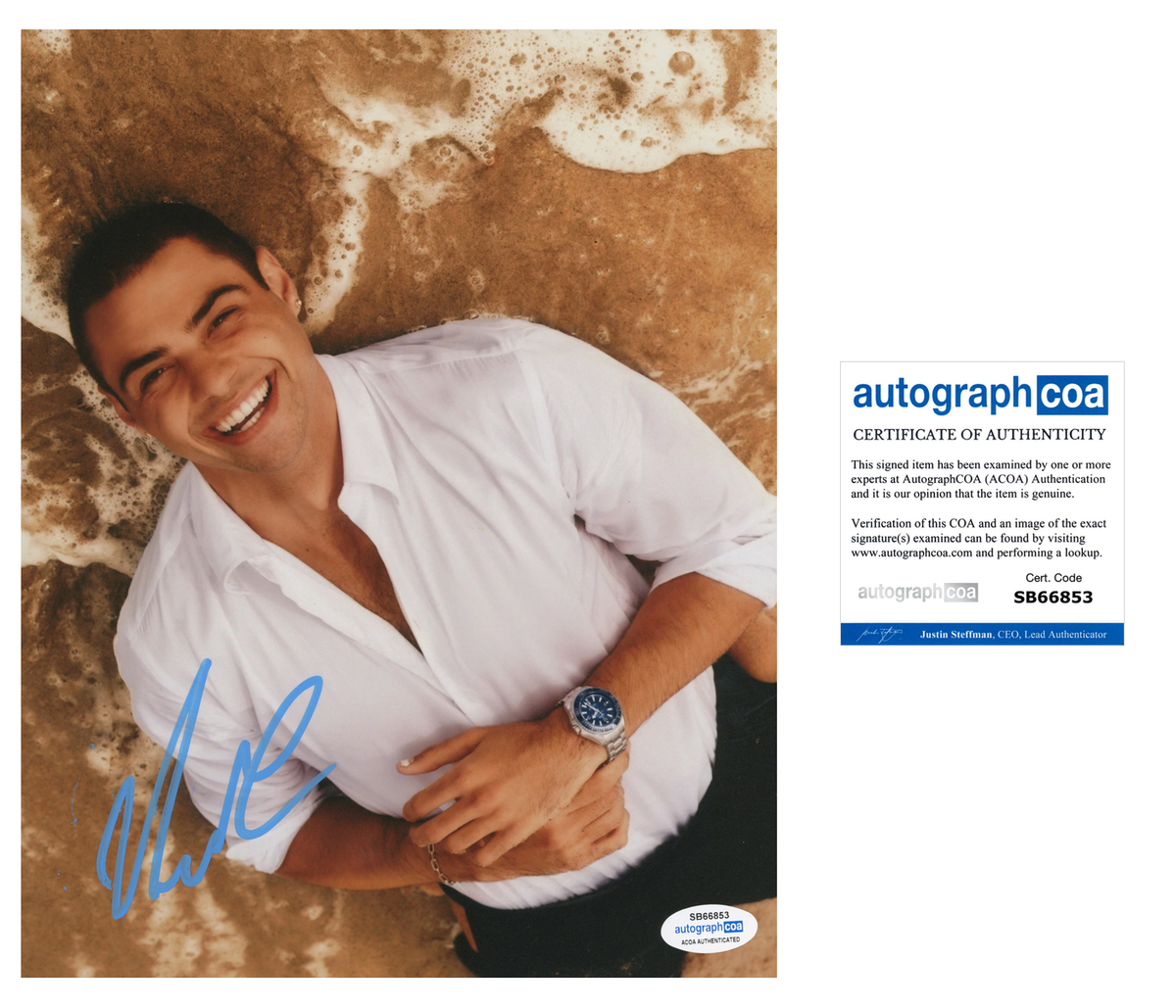 Noah Centineo Black Adam Signed Autograph 8x10 Photo ACOA | Outlaw ...