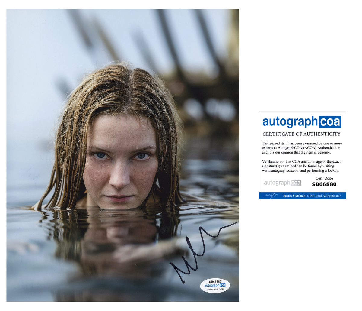 Morfydd Clark Rings of Power Signed Autograph 8x10 Photo ACOA | Outlaw ...