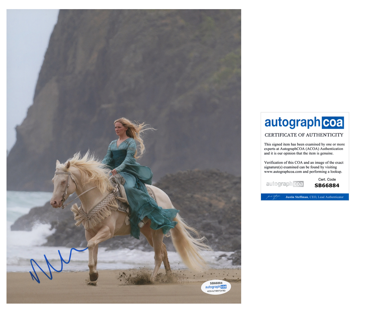 Morfydd Clark Rings of Power Signed Autograph 8x10 Photo ACOA | Outlaw ...