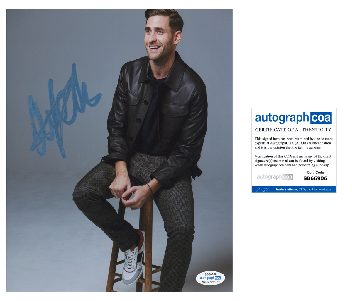 Oliver Jackson Cohen Hill House Signed Autograph 8x10 Photo ACOA ...