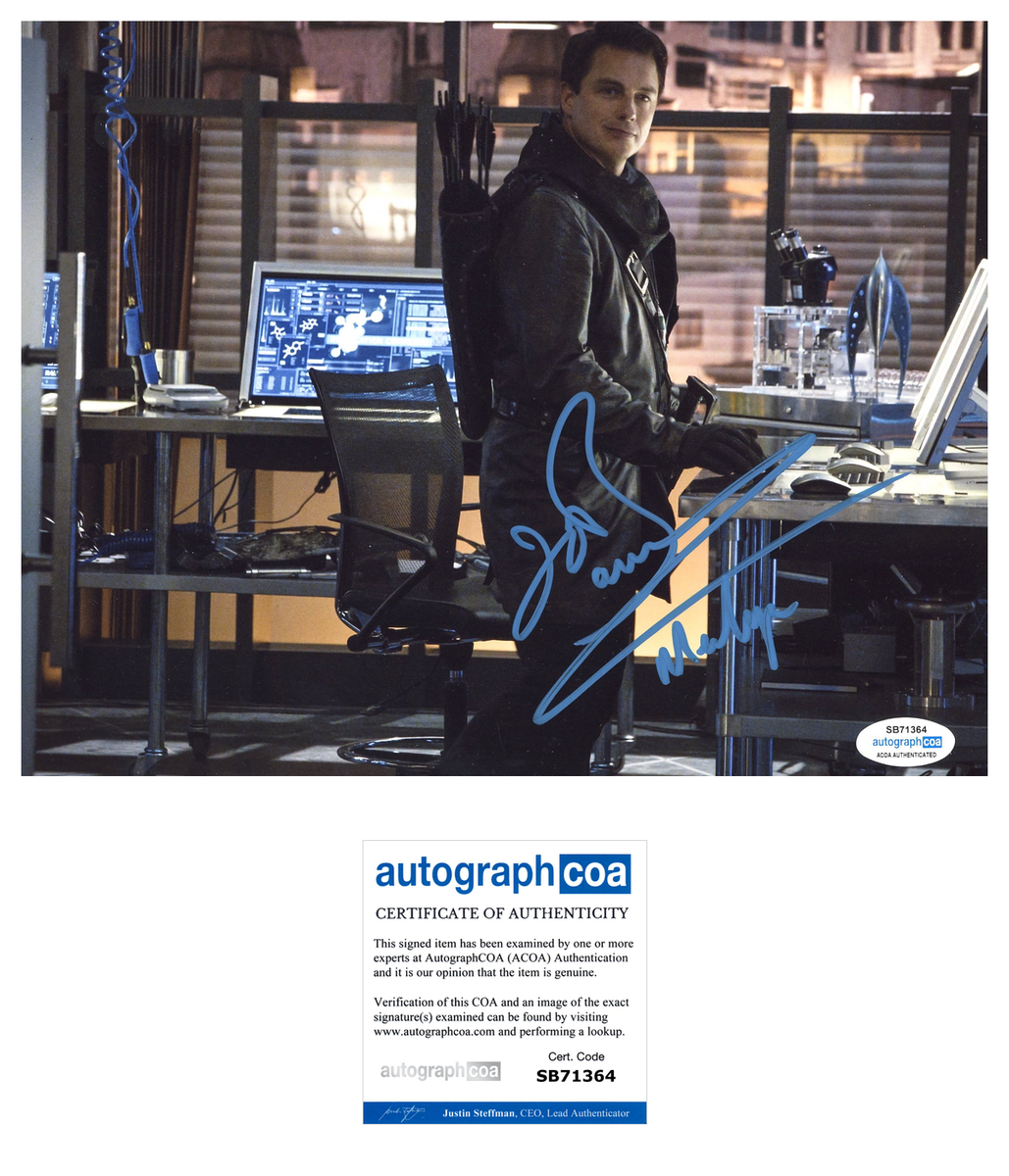John Barrowman Arrow Signed Autograph 8x10 Photo ACOA | Outlaw Hobbies ...