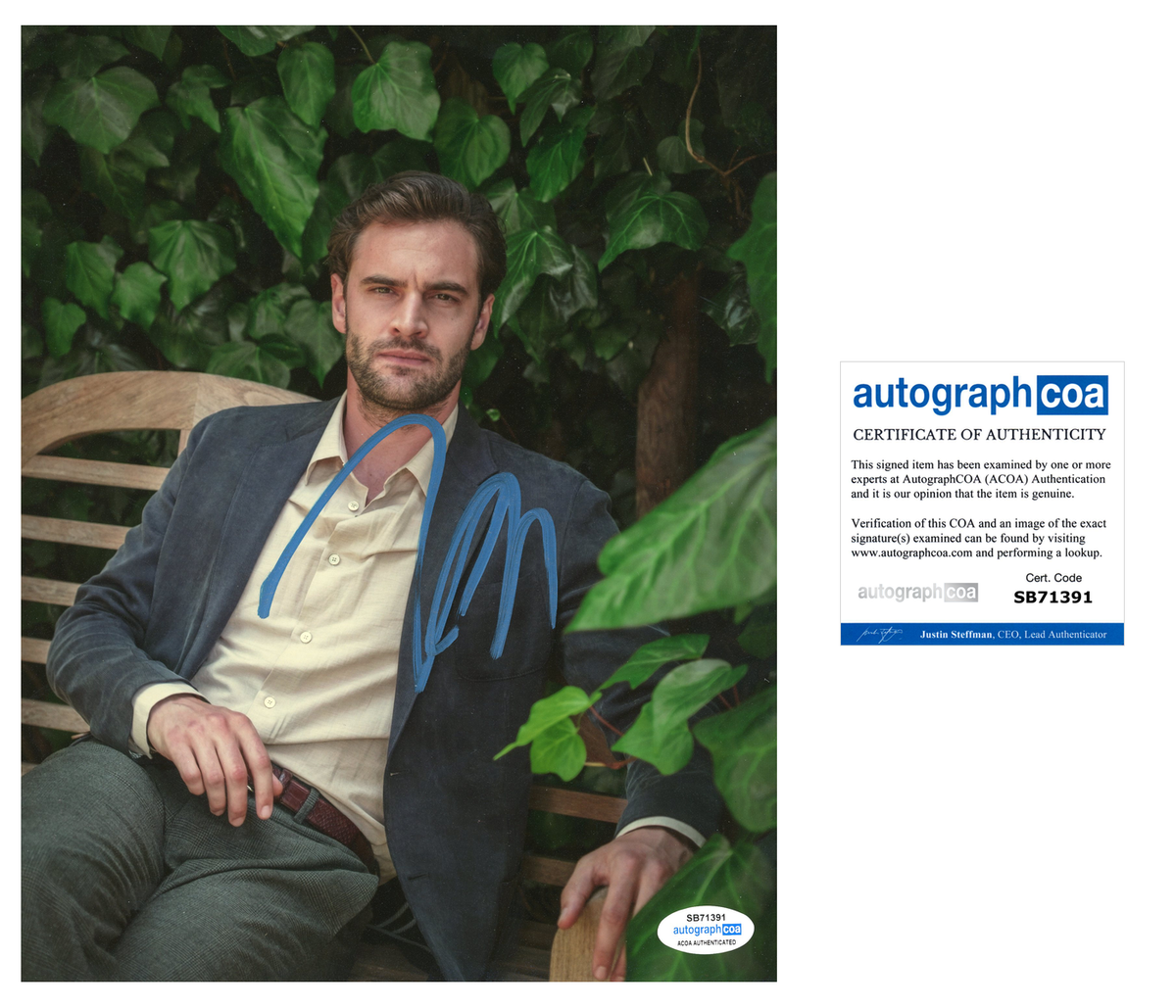 Tom Bateman Signed Autograph 8x10 Photo ACOA | Outlaw Hobbies Authentic ...