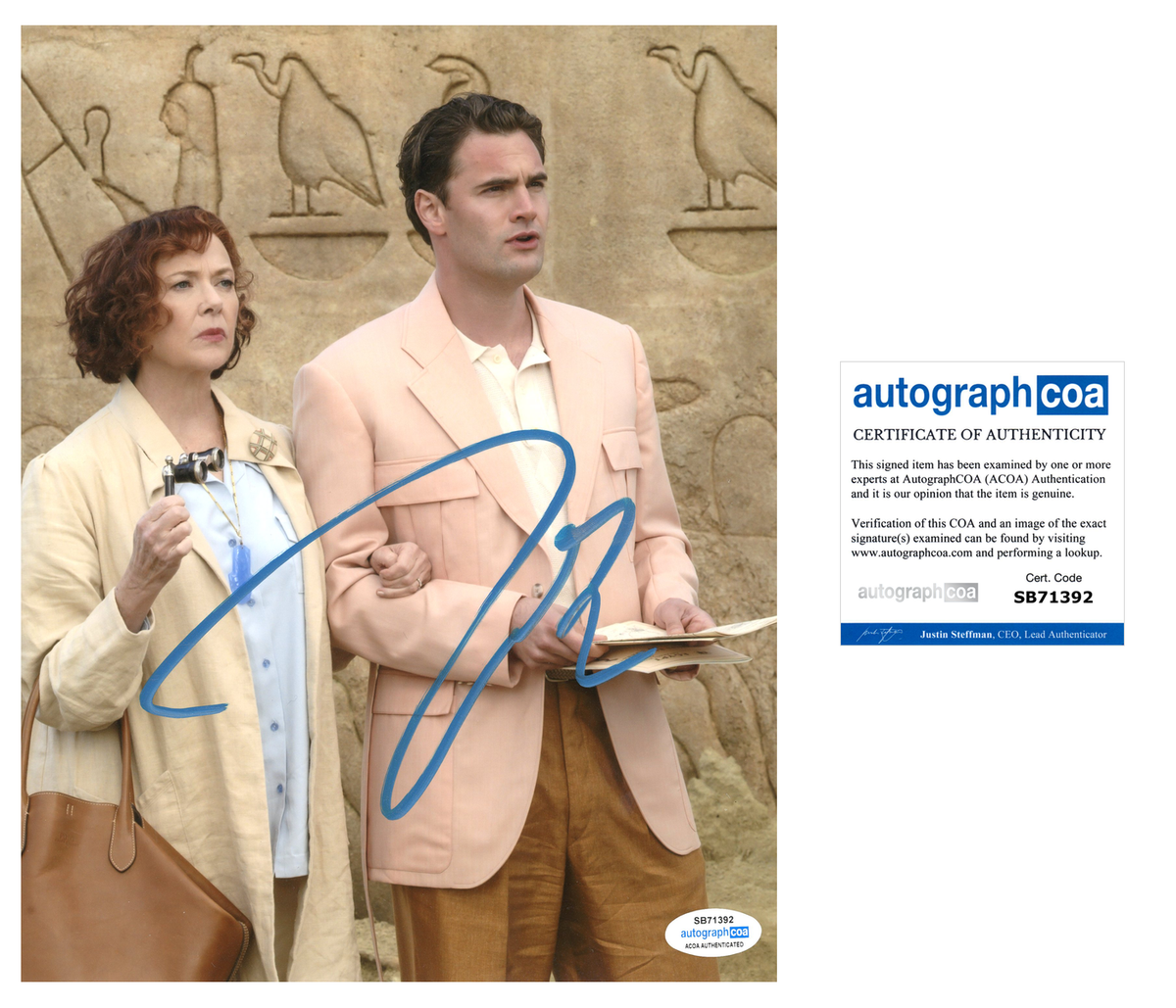 Tom Bateman Death on the Nile Signed Autograph 8x10 Photo ACOA | Outlaw ...