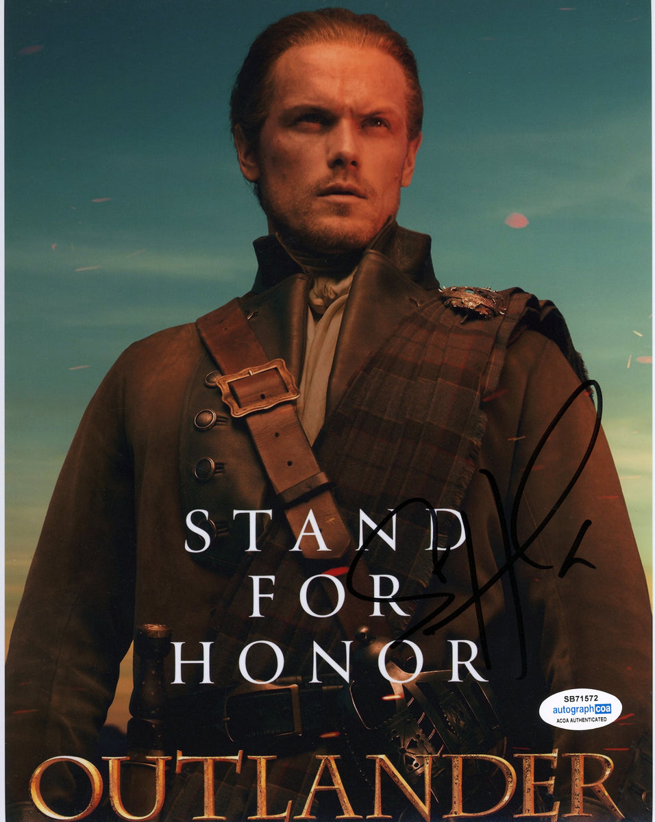 Sam Heughan Outlander Signed Autograph 8x10 Photo ACOA | Outlaw Hobbies ...