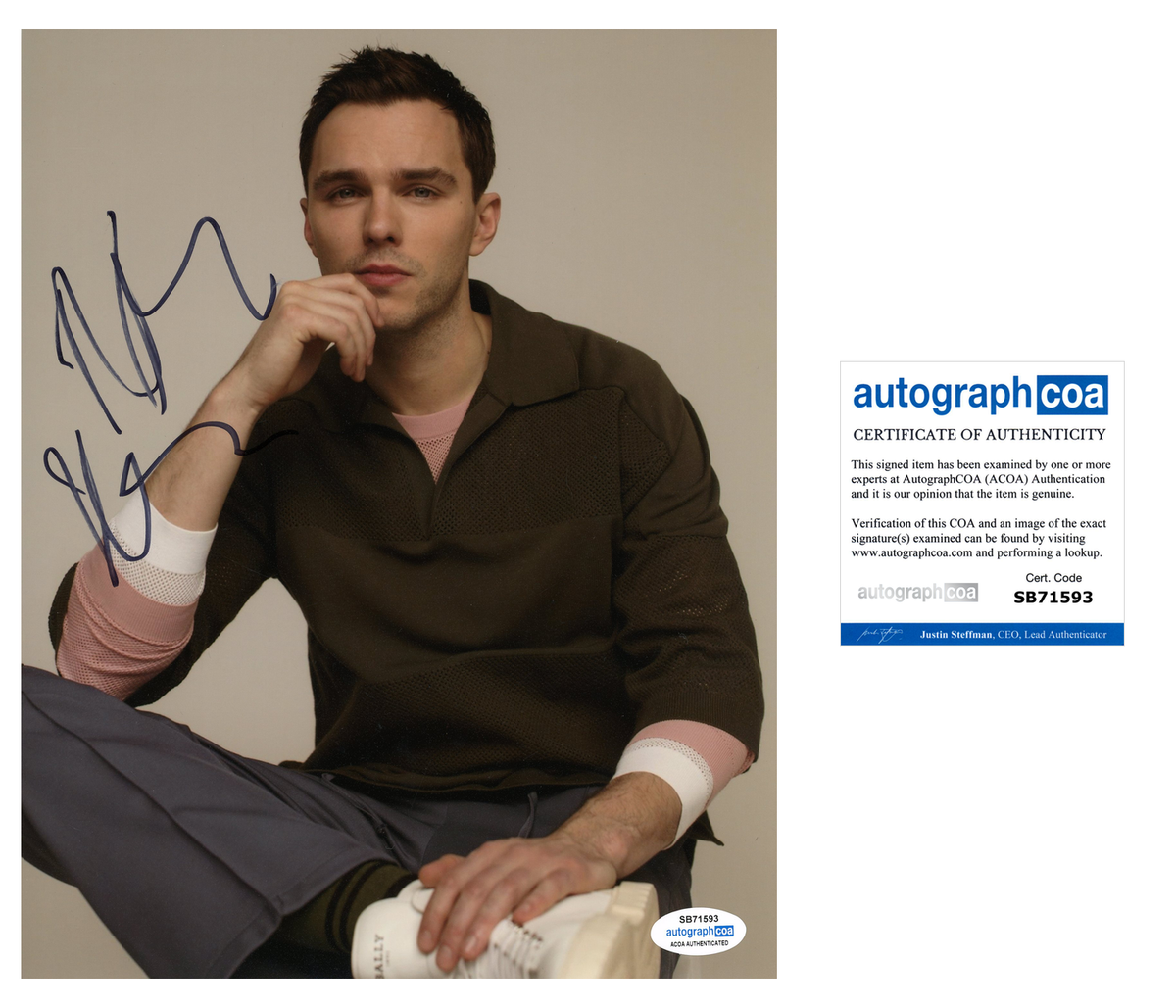 Nicholas Hoult The Great Signed Autograph 8x10 Photo ACOA | Outlaw ...