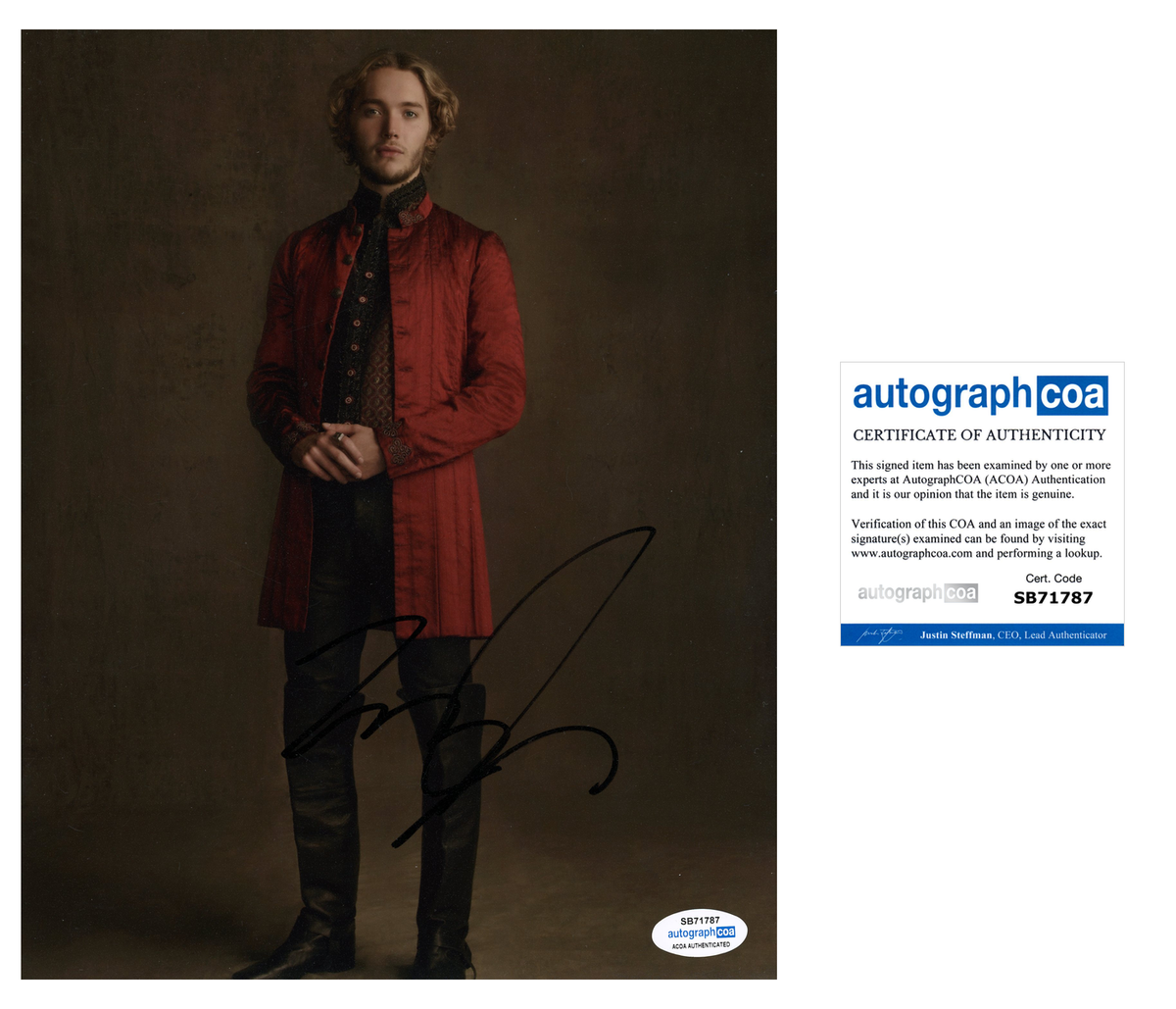 Toby Regbo Reign Signed Autograph 8x10 Photo ACOA | Outlaw Hobbies ...