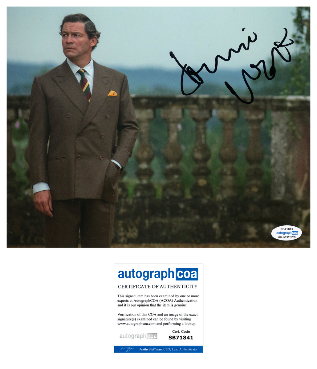 Dominic West The Crown Signed Autograph 8x10 Photo ACOA | Outlaw ...