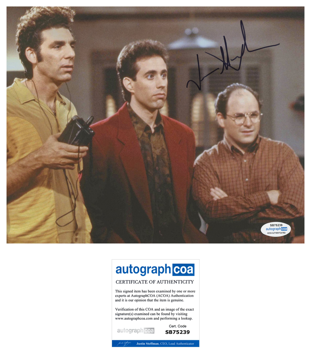 Jason Alexander Seinfeld Signed Autograph 8x10 Photo ACOA | Outlaw ...