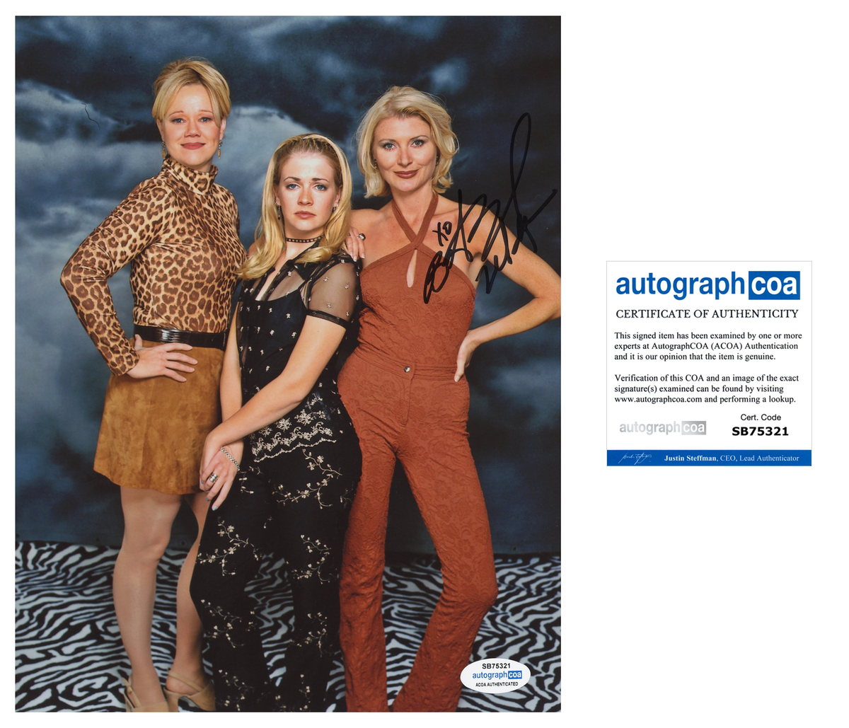 Beth Broderick Sabrina Signed Autograph 8x10 Photo ACOA | Outlaw ...