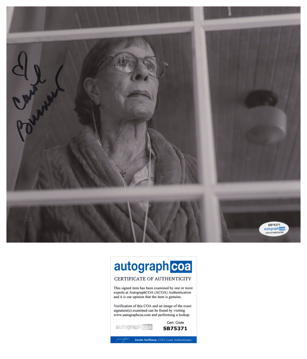 Carol Burnett Better Call Saul Signed Autograph 8x10 Photo ACOA ...