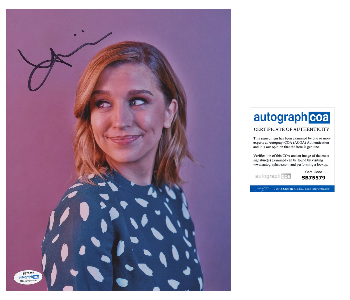Taylor Misiak Dave Signed Autograph 8x10 Photo ACOA– Outlaw Hobbies ...