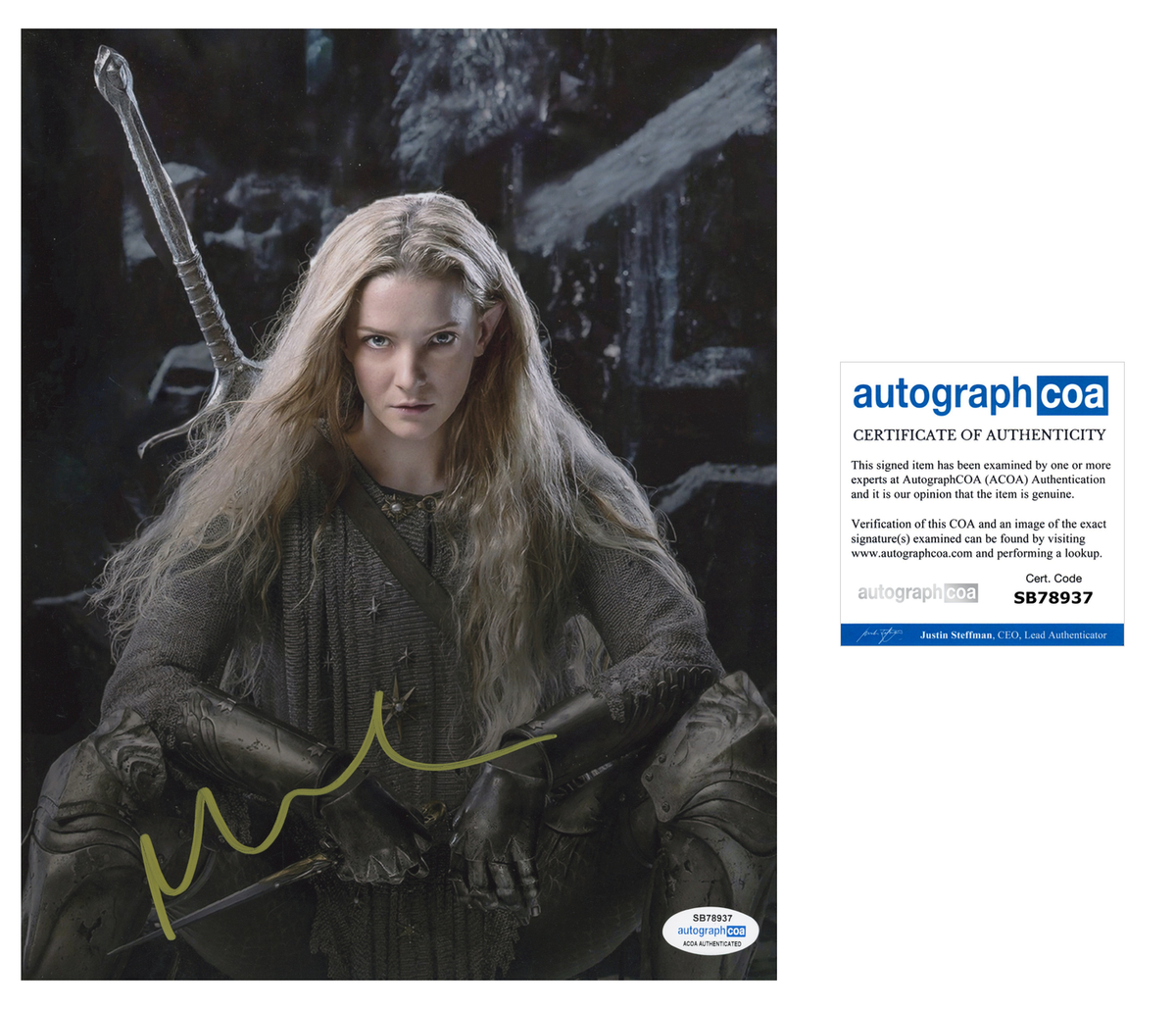 Morfydd Clark Rings of Power Signed Autograph 8x10 Photo ACOA | Outlaw ...