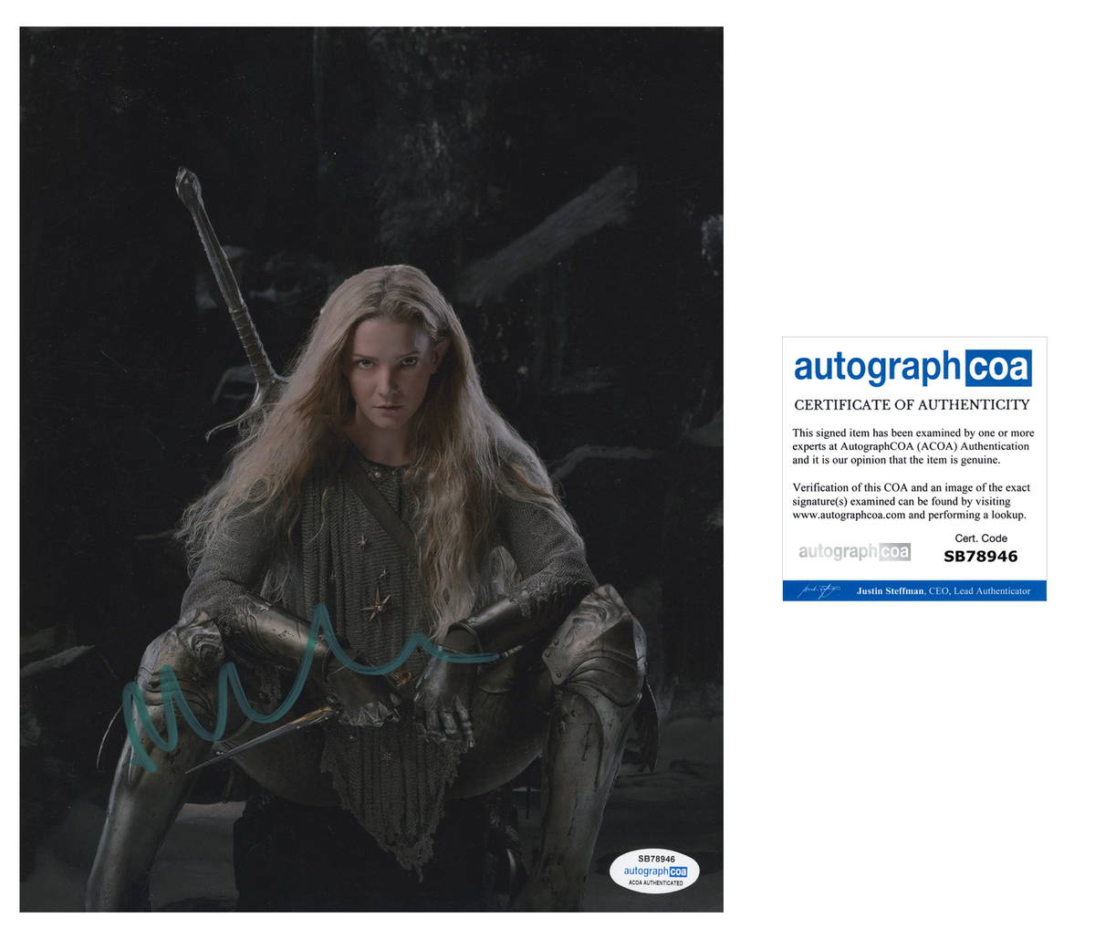 Morfydd Clark Rings of Power Signed Autograph 8x10 Photo ACOA | Outlaw ...