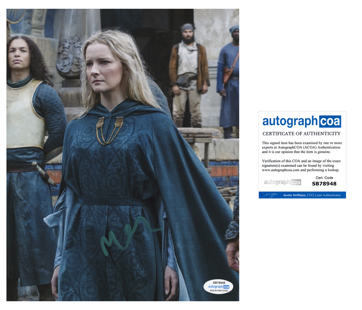 Morfydd Clark Rings of Power Signed Autograph 8x10 Photo ACOA | Outlaw ...