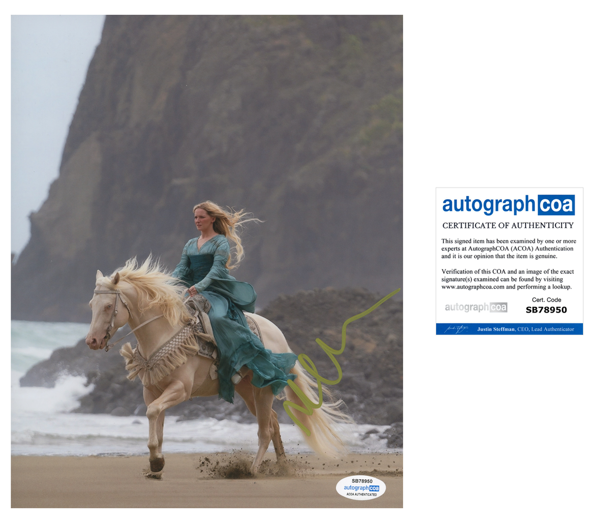 Morfydd Clark Rings of Power Signed Autograph 8x10 Photo ACOA | Outlaw ...