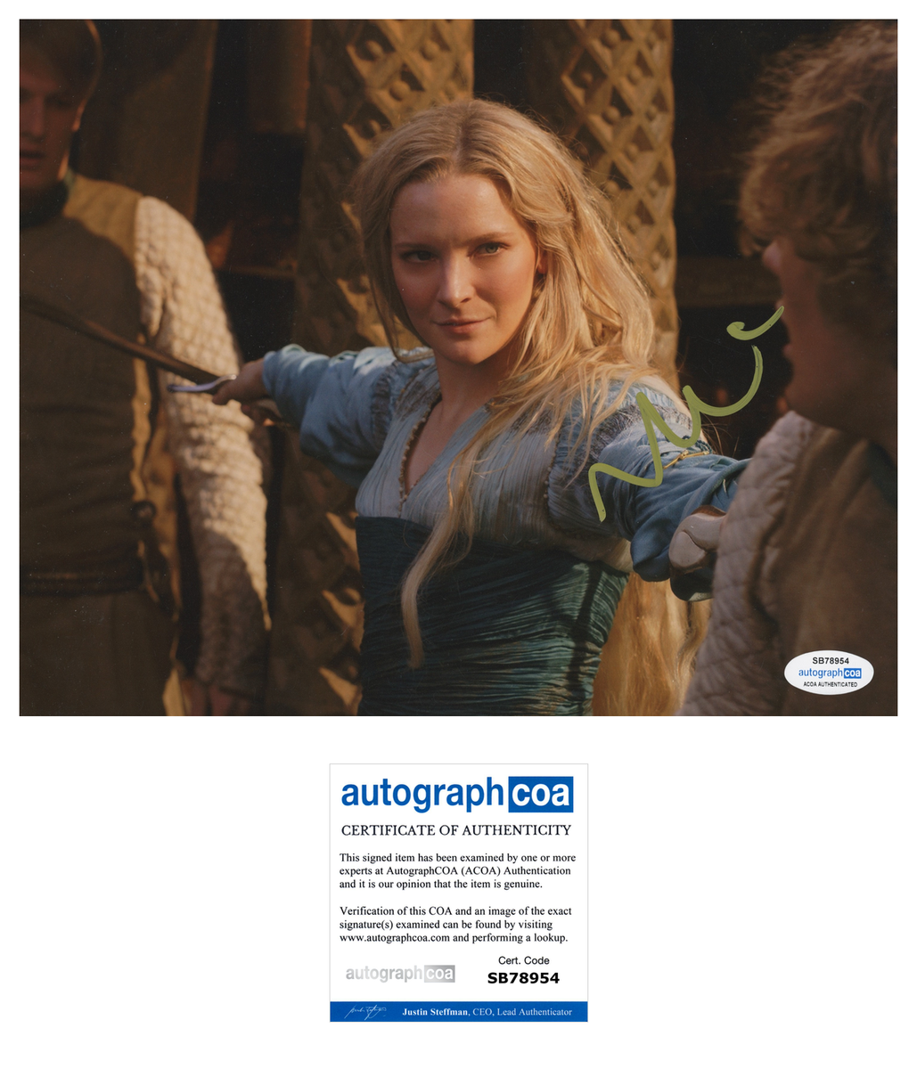 Morfydd Clark Rings of Power Signed Autograph 8x10 Photo ACOA | Outlaw ...