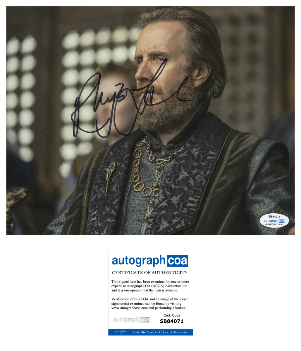 Rhys Ifans House of the Dragon Signed Autograph 8x10 Photo ACOA ...
