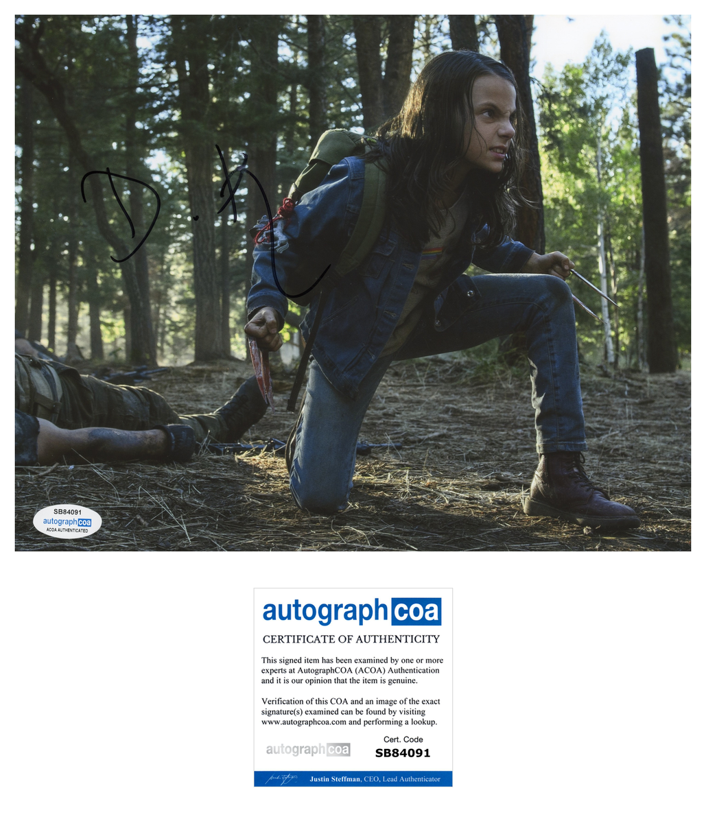 Dafne Keen Logan Signed Autograph 8x10 Photo ACOA | Outlaw Hobbies ...
