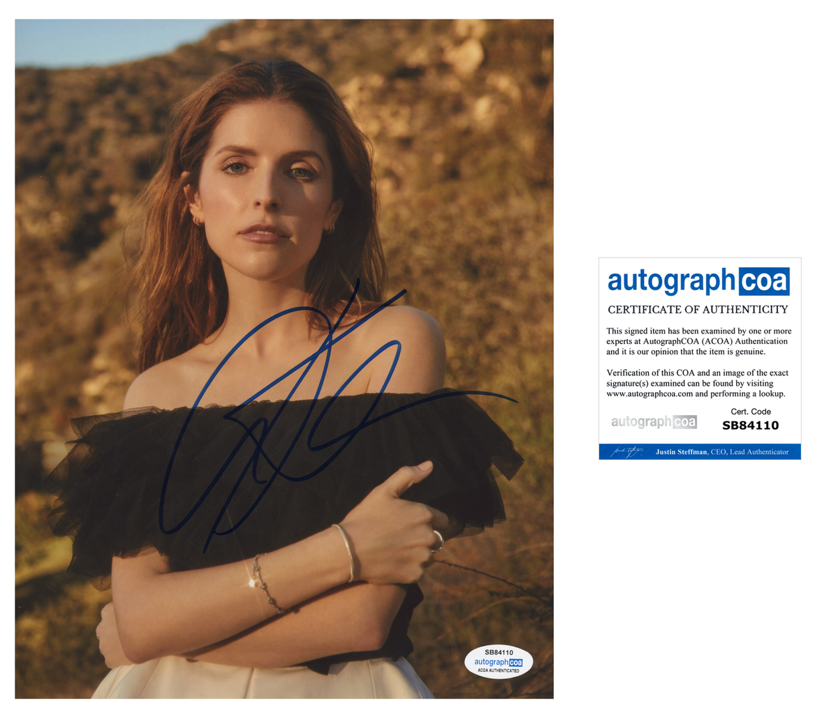 Anna Kendrick Sexy Signed Autograph 8x10 Photo ACOA | Outlaw Hobbies ...