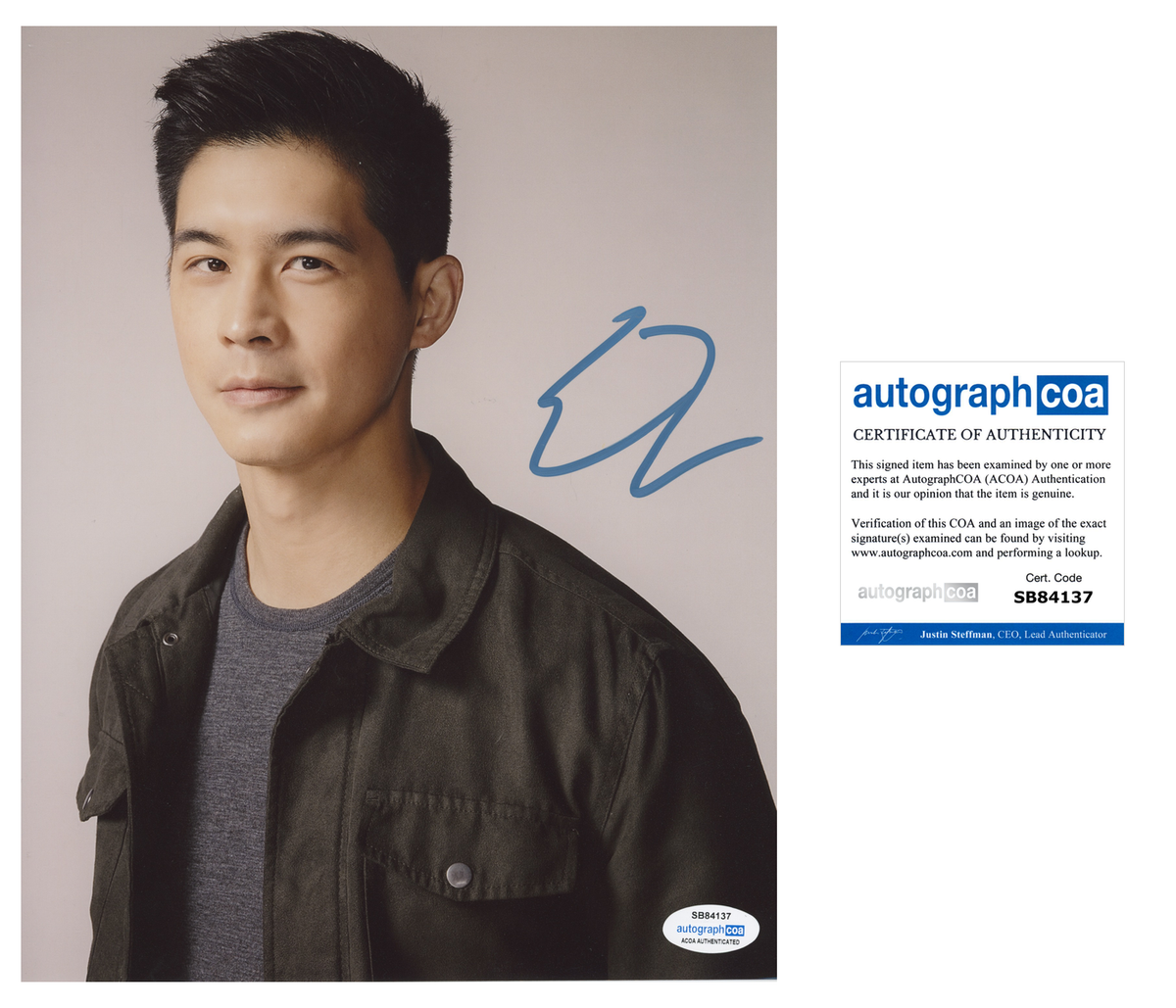 Eddie Liu Kung Fu Signed Autograph 8x10 Photo ACOA | Outlaw Hobbies ...