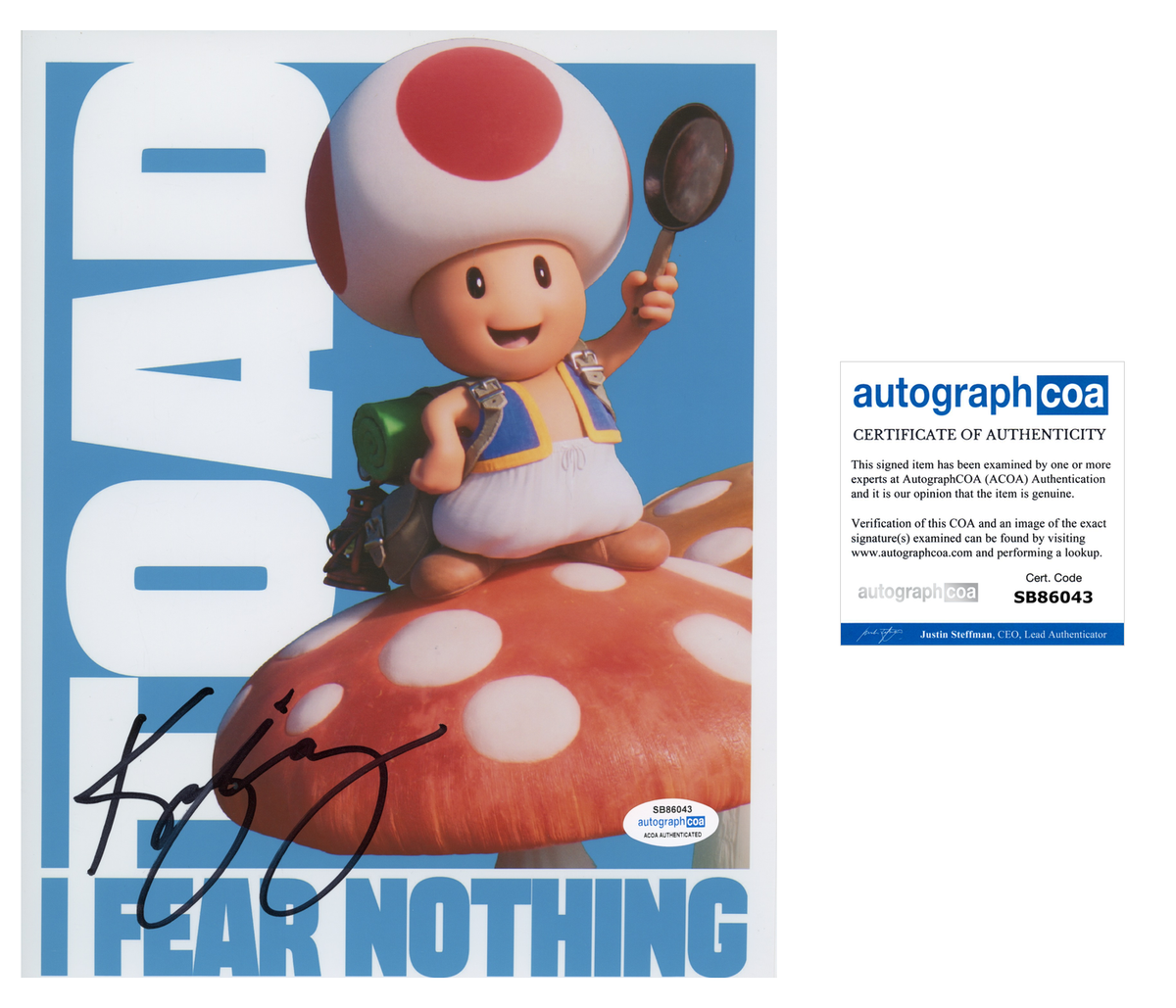 Keegan Michael Key Super Mario Bros Signed Autograph 8x10 Photo ACOA ...