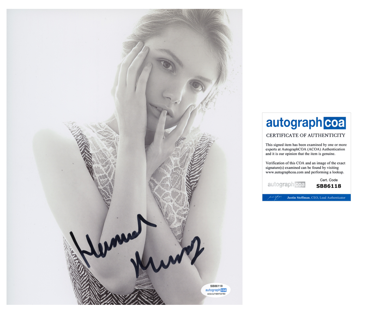 Hannah Murray Sexy Signed Autograph 8x10 Photo ACOA | Outlaw Hobbies ...