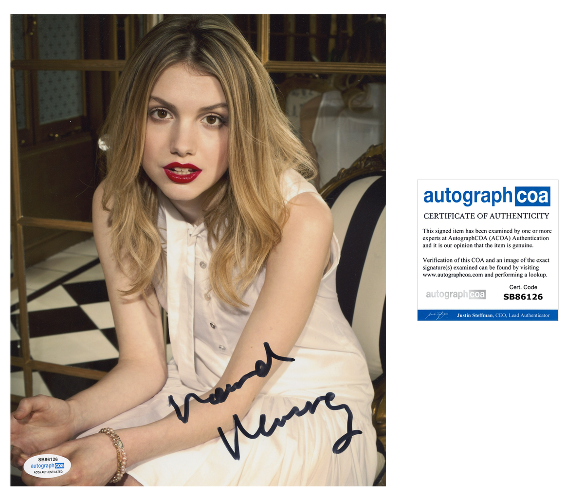 Hannah Murray Game of Thrones Signed Autograph 8x10 Photo ACOA | Outlaw ...