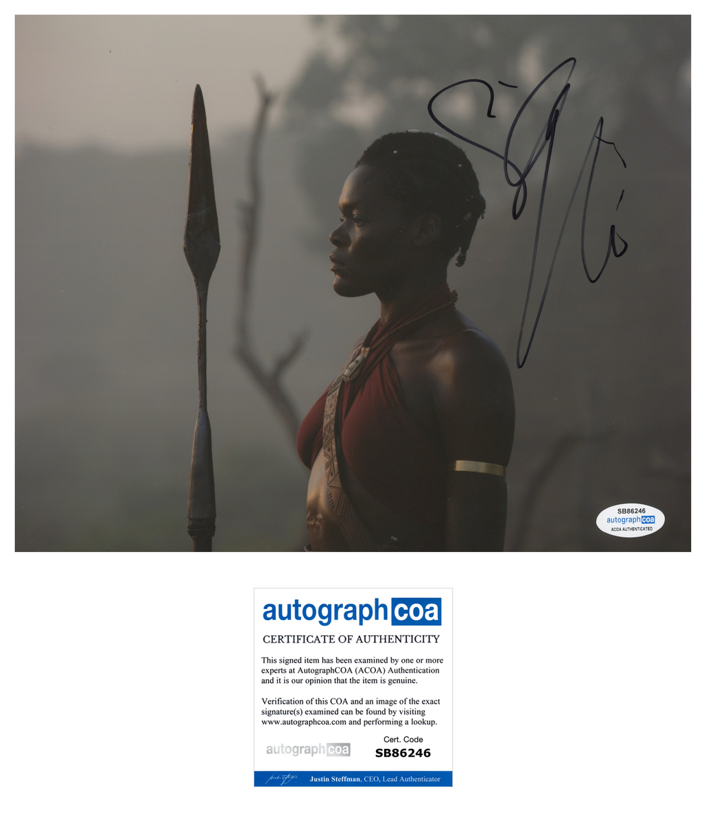 Sheila Atim Woman King Signed Autograph 8x10 Photo ACOA– Outlaw Hobbies ...