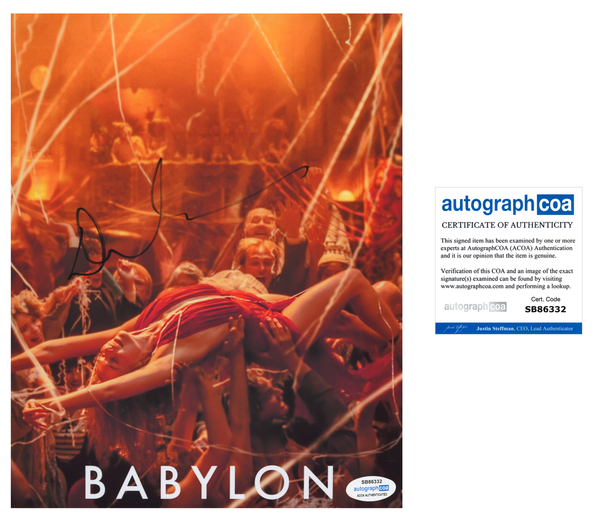 Damien Chazelle Babylon Signed Autograph 8x10 Photo ACOA | Outlaw ...