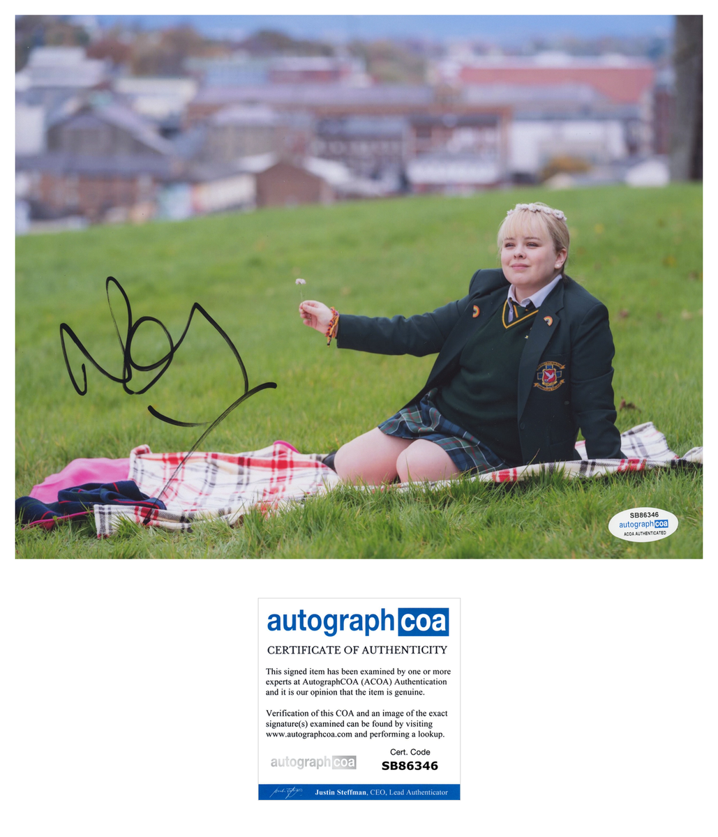 Nicola Coughlan Derry Girls Signed Autograph 8x10 Photo ACOA | Outlaw ...