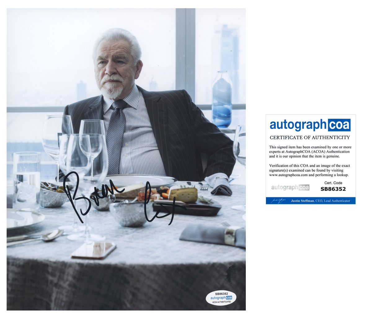 Brian Cox Succession Signed Autograph 8x10 Photo ACOA | Outlaw Hobbies ...