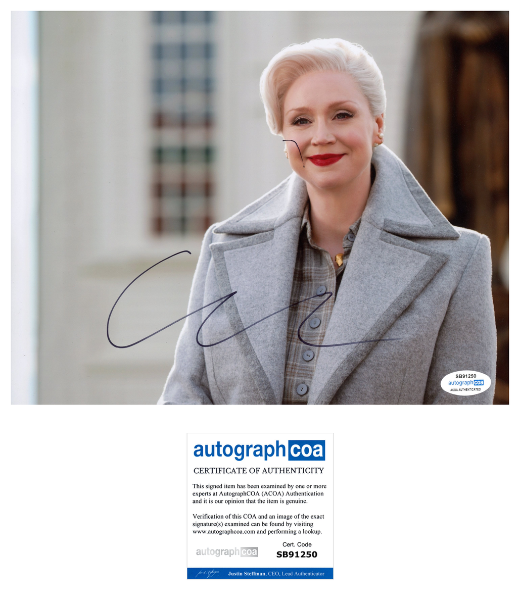 Gwendoline Christie Wednesday Signed Autograph 8x10 Photo ACOA | Outlaw ...