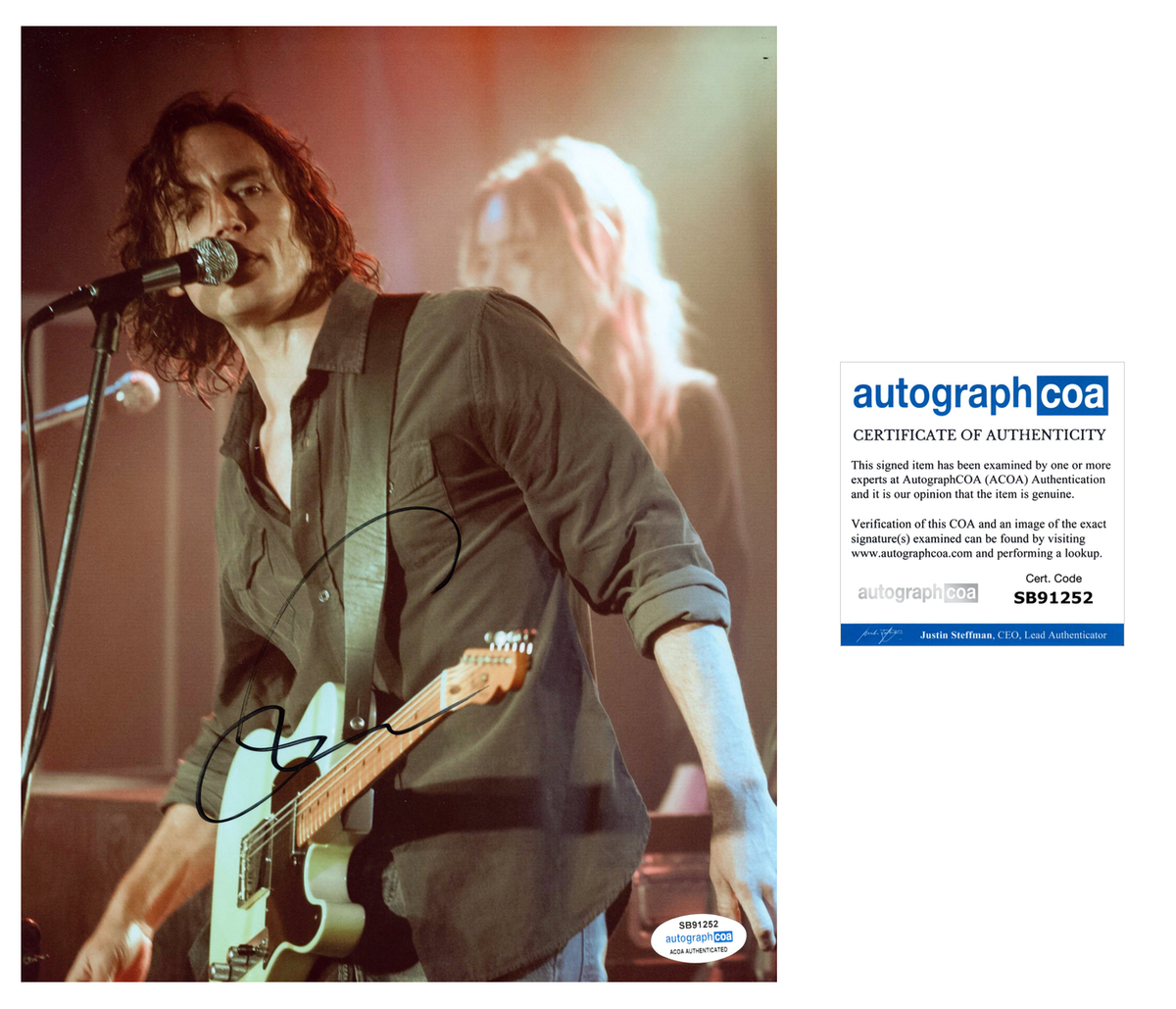 Sam Claflin Daisy Jones Signed Autograph 8x10 Photo ACOA | Outlaw ...