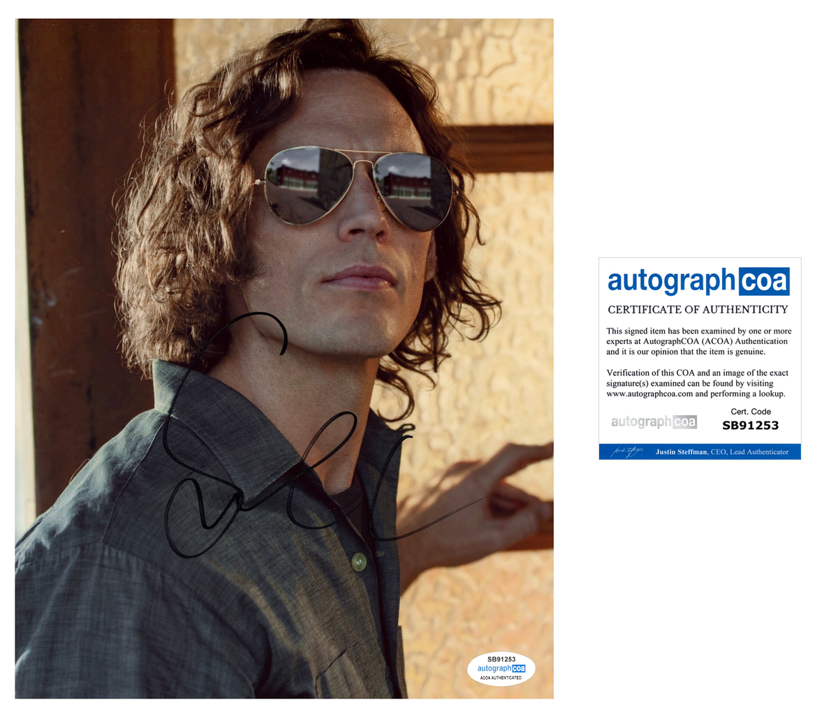 Sam Claflin Daisy Jones Signed Autograph 8x10 Photo ACOA | Outlaw ...