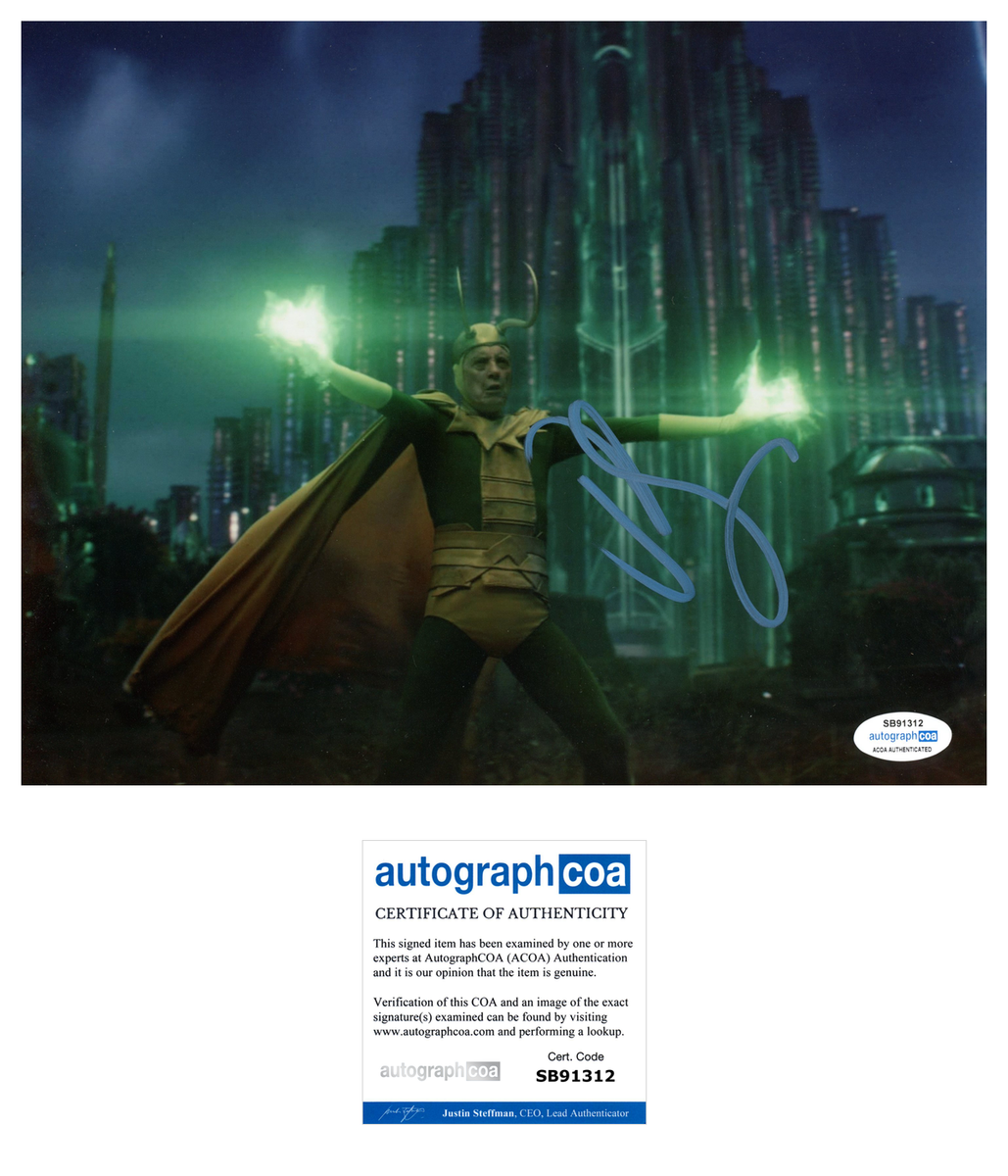 Richard E Grant Loki Signed Autograph 8x10 Photo ACOA | Outlaw Hobbies ...