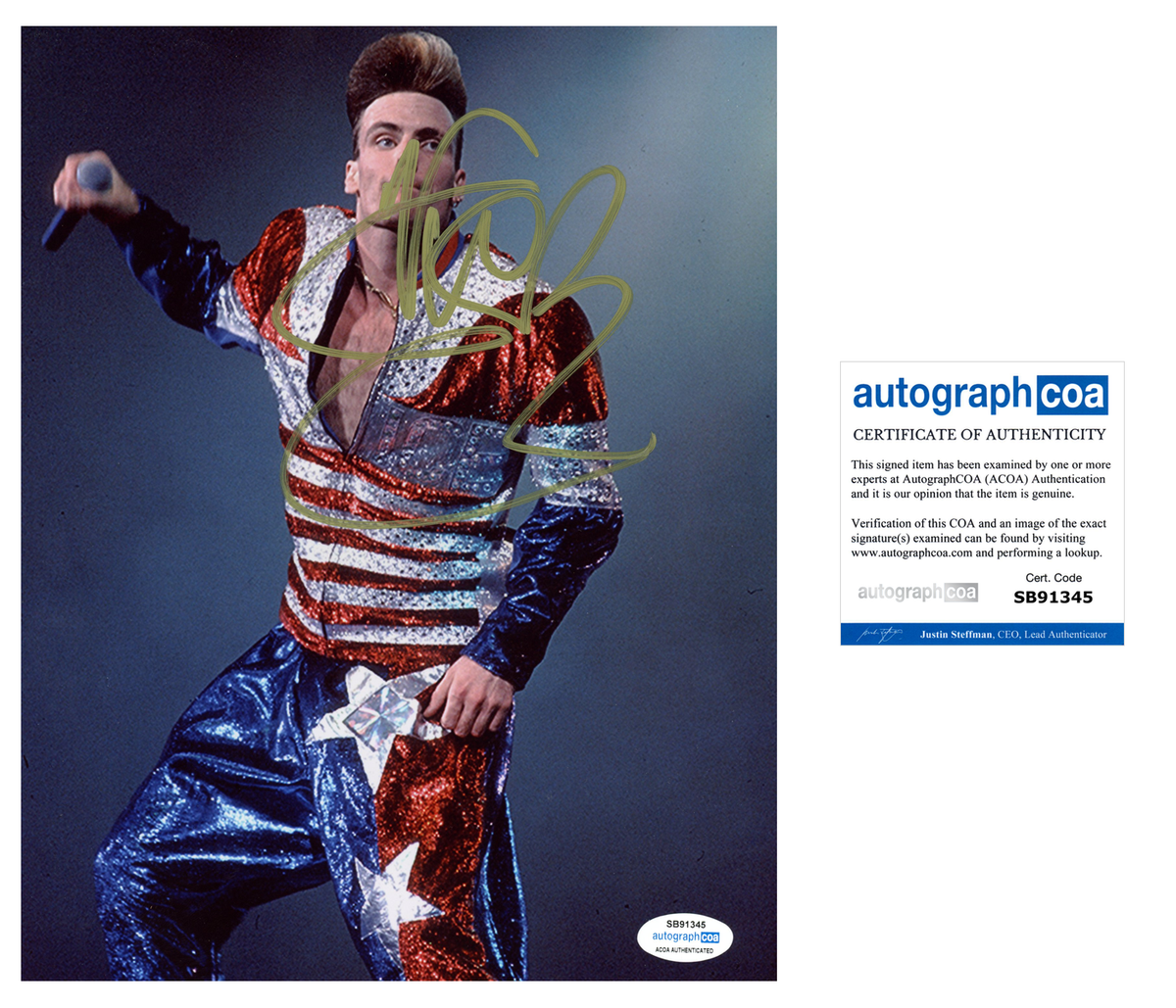 Vanilla Ice Signed Autograph 8x10 Photo ACOA | Outlaw Hobbies Authentic ...