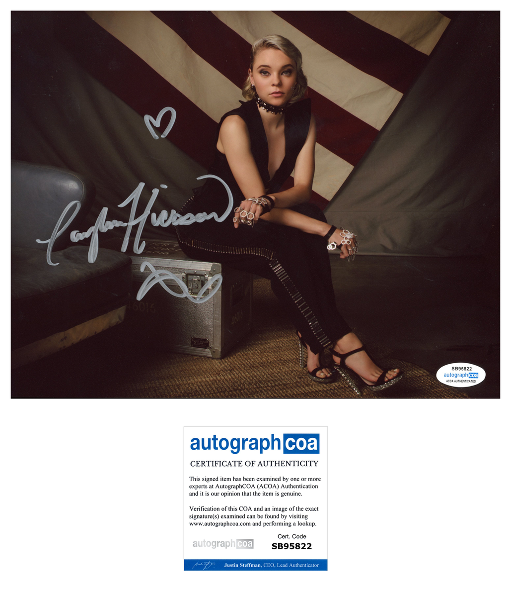 Taylor Hickson Motherland Signed Autograph 8x10 Photo ACOA | Outlaw ...