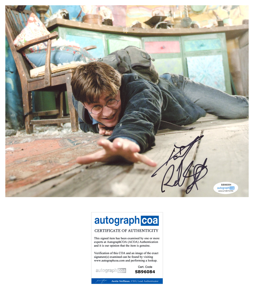 Daniel Radcliffe Harry Potter Signed Autograph 8x10 Photo ACOA | Outlaw ...