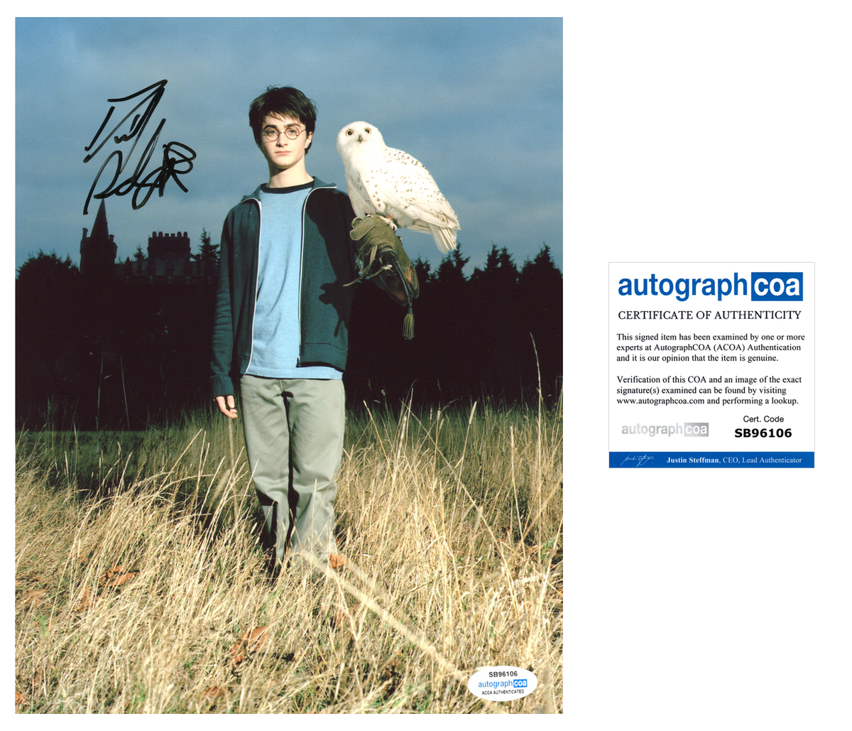 Daniel Radcliffe Harry Potter Signed Autograph 8x10 Photo ACOA | Outlaw ...