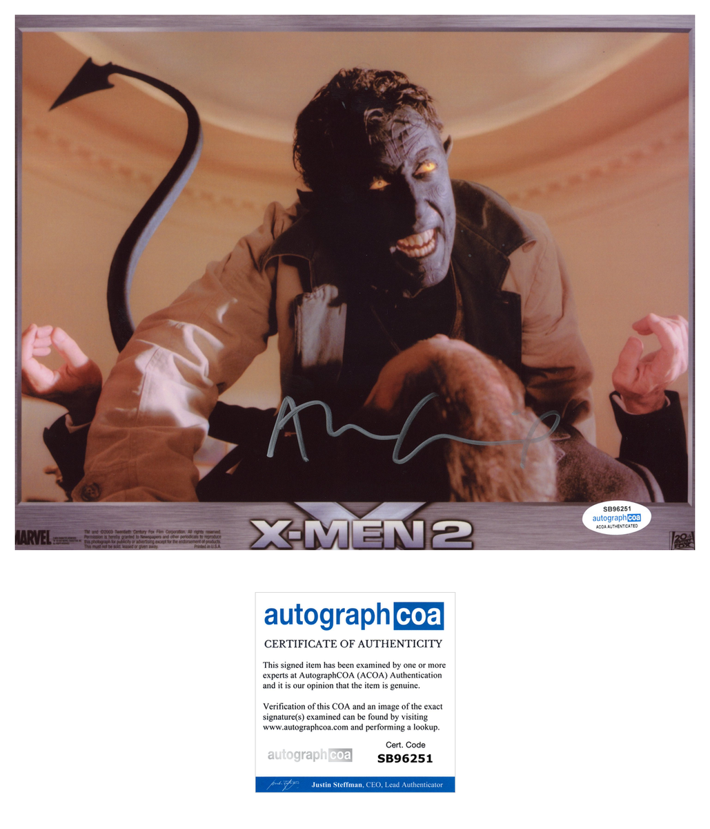 Alan Cumming X-Men Signed Autograph 8x10 Photo ACOA | Outlaw Hobbies ...