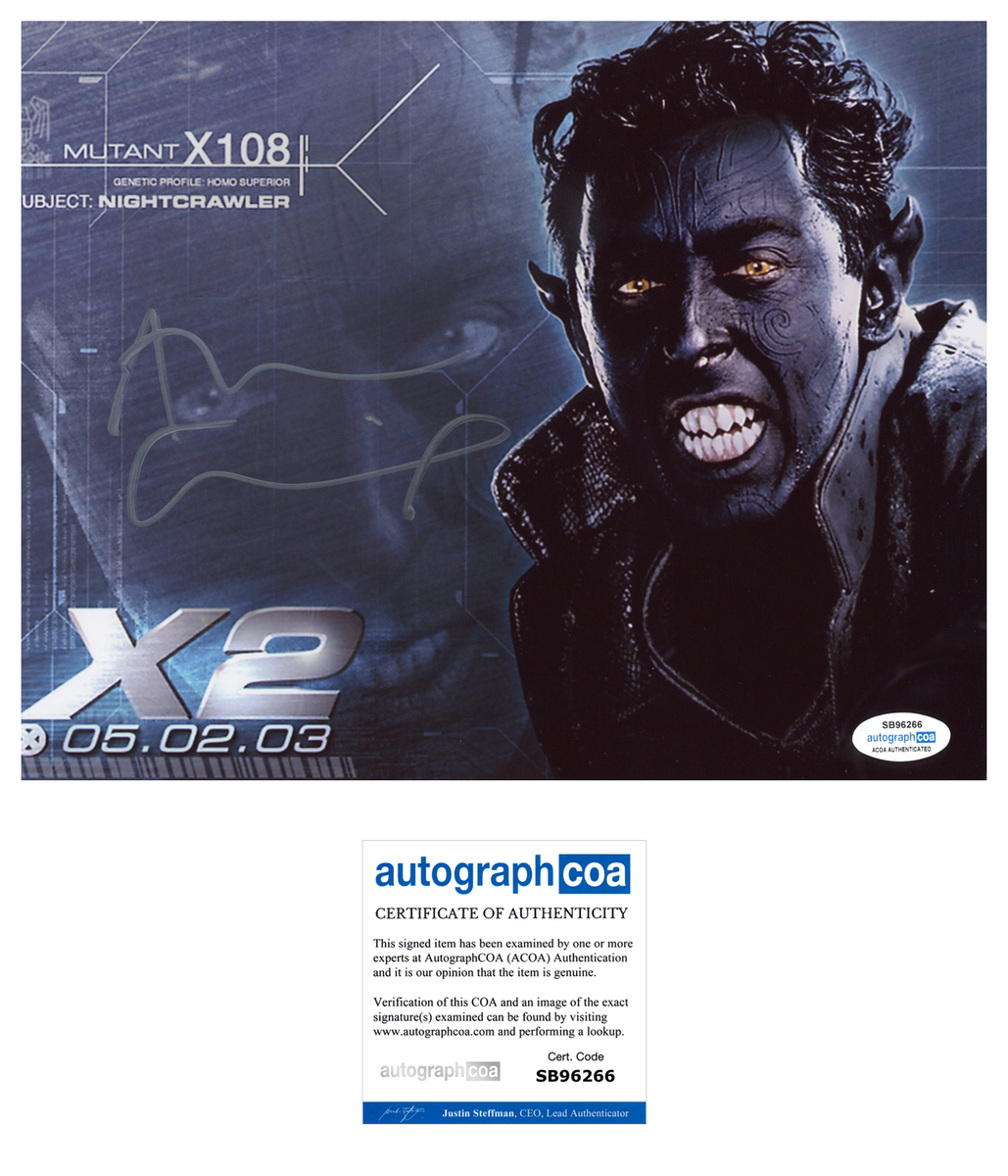 Alan Cumming X-Men Signed Autograph 8x10 Photo ACOA | Outlaw Hobbies ...