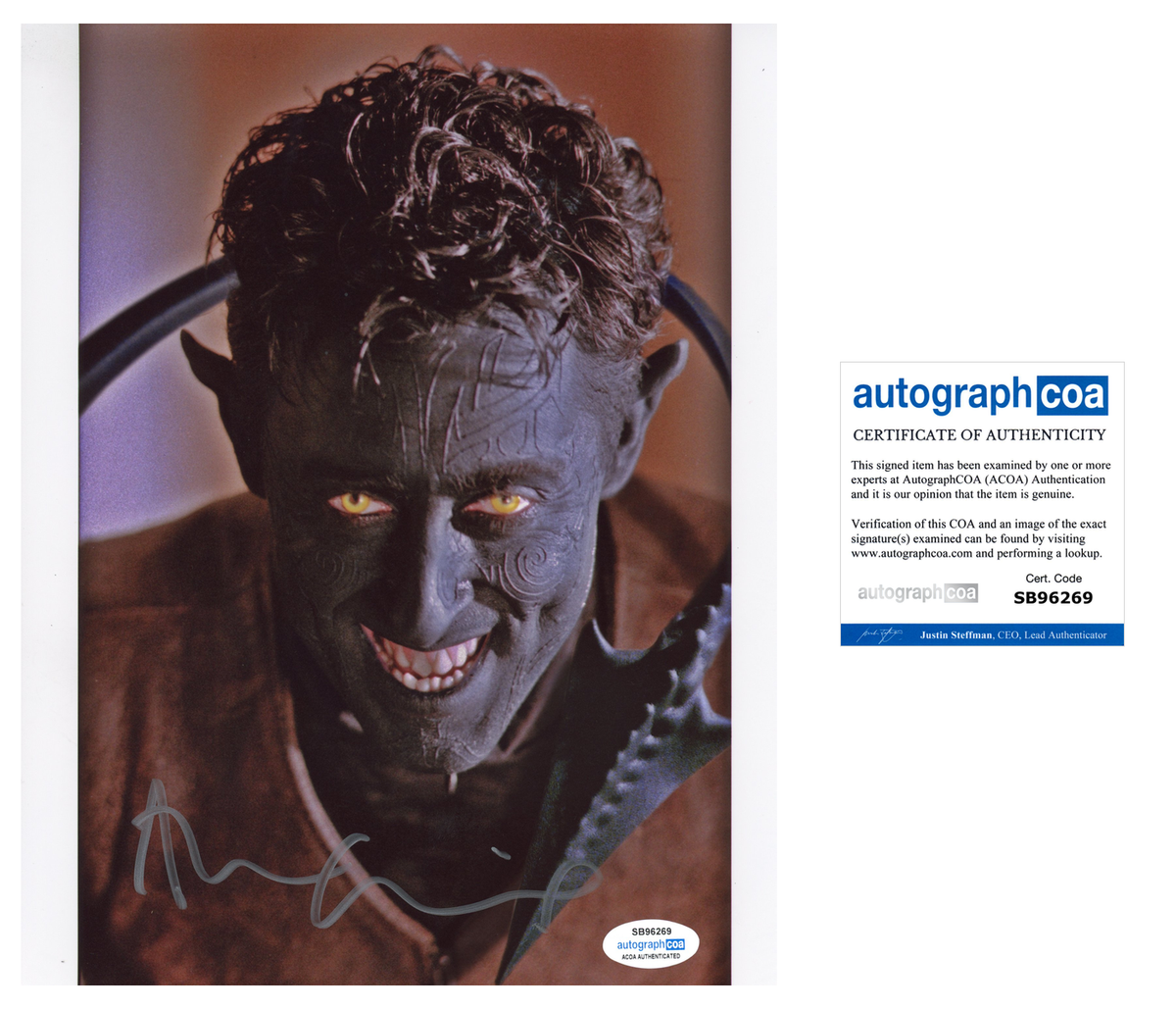Alan Cumming X-Men Signed Autograph 8x10 Photo ACOA | Outlaw Hobbies ...
