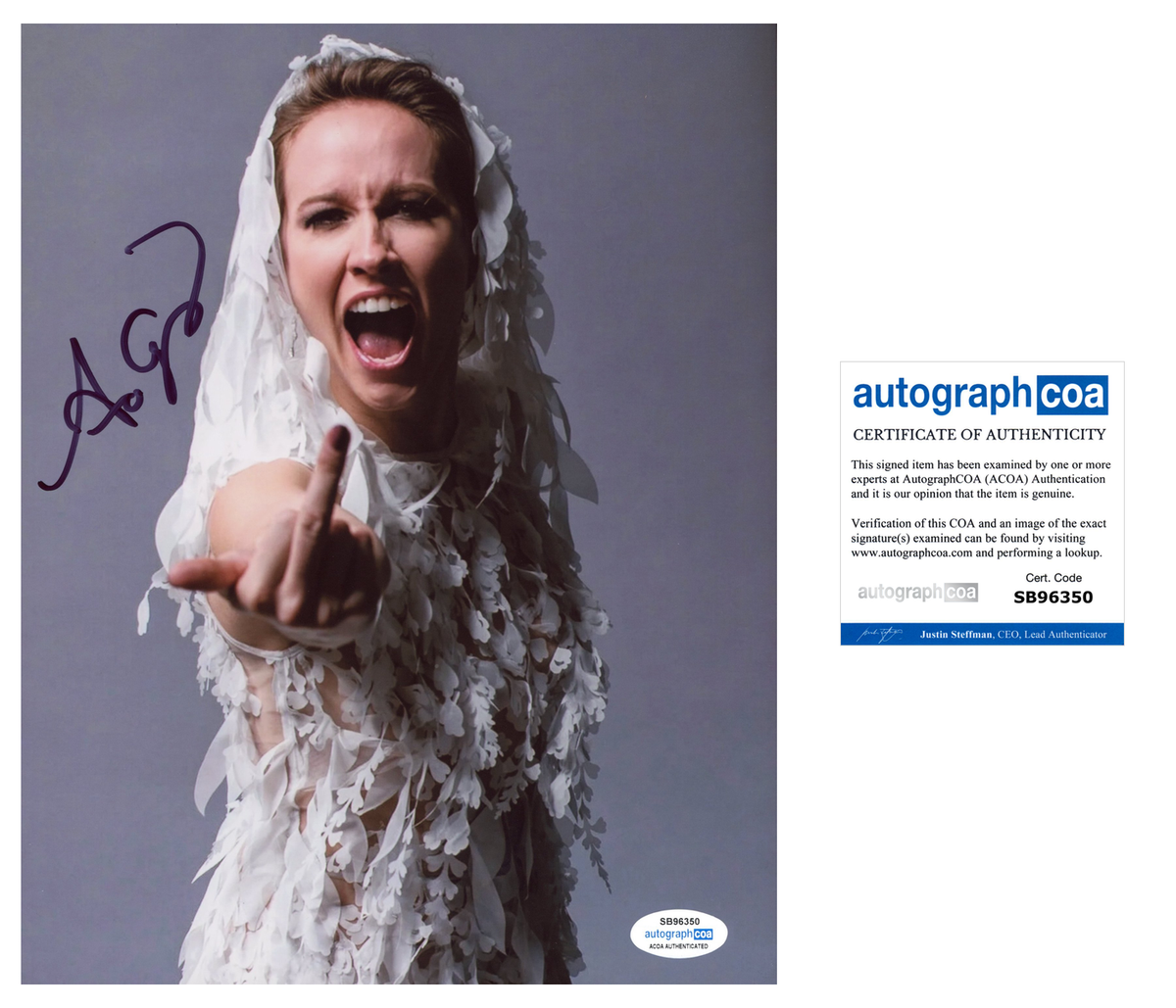 Anna Camp Pitch Perfect Signed Autograph 8x10 Photo ACOA | Outlaw ...
